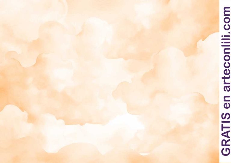 Fondos ocre de color ilustraciones acuarela para imprimir - arteconlili.com