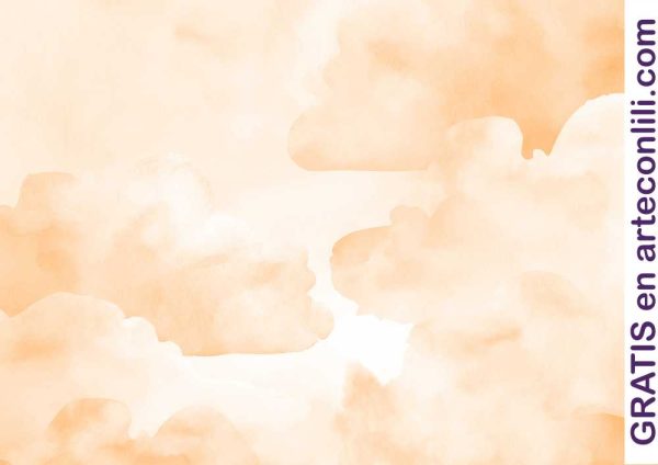 Fondos ocre de color ilustraciones acuarela para imprimir - arteconlili.com