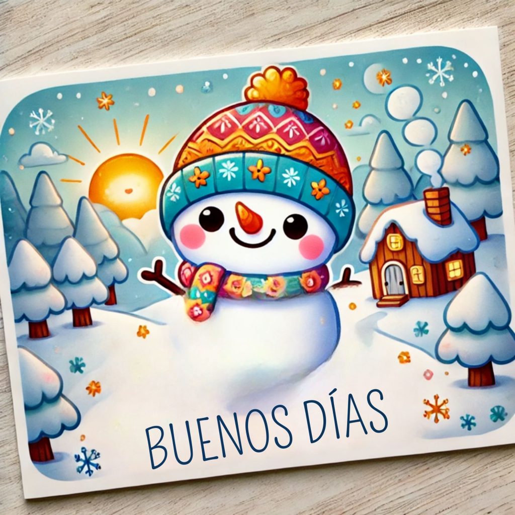 Tarjetas y Frases de Buenos Días para Invierno: Ideas para Redes ...